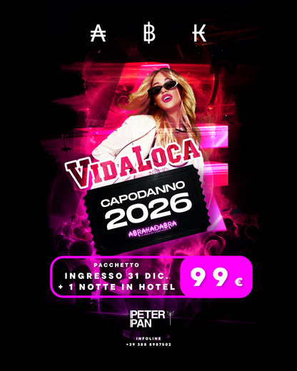 Pacchetto Capodanno 2026 Peter Pan Riccione – Abk Experience srl